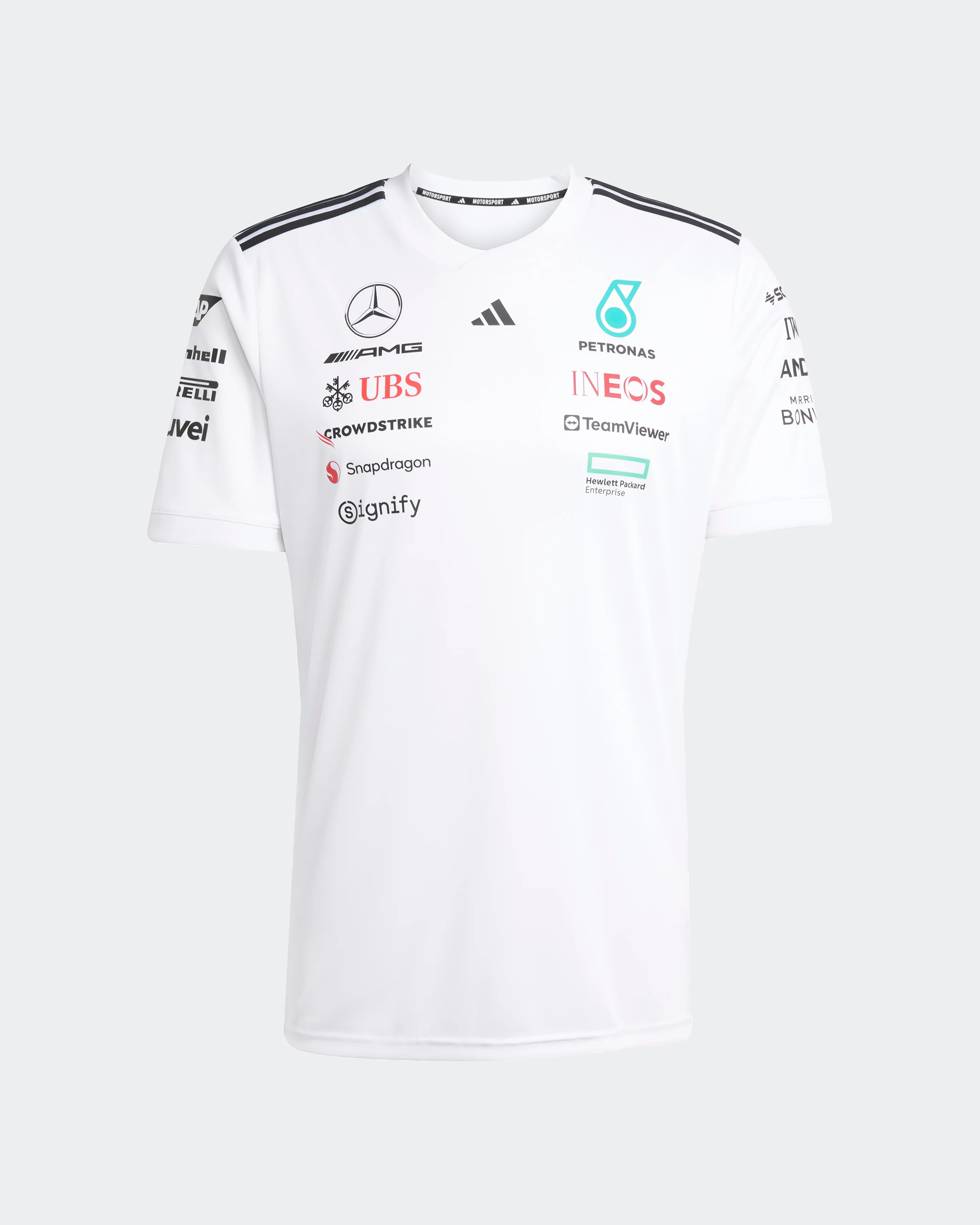 Mercedes-AMG F1 2025 Team Driver Jersey - White – FASTEST LAP